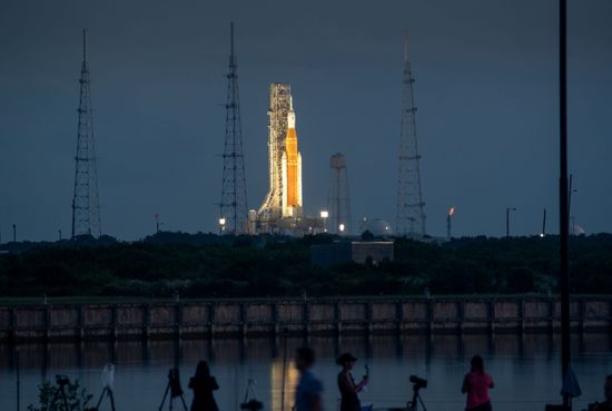 Sls Rocket Orion Capsule Part Artemis Editorial Stock Photo - Stock ...