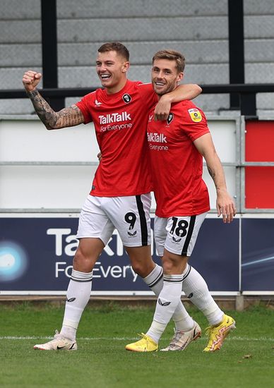 Callum Hendry Celebrates Scoring During Efl Editorial Stock Photo ...