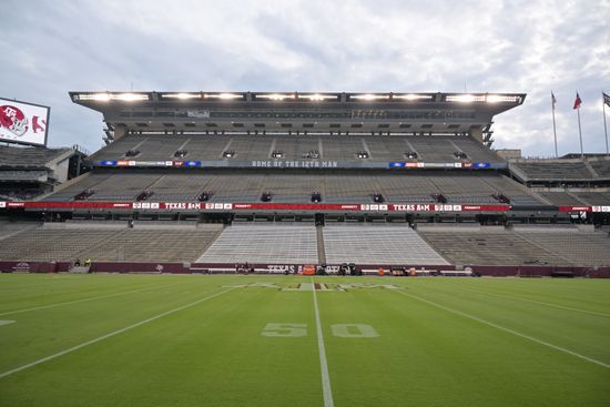 Empty Stadium Kyle Field Pregame Between Editorial Stock Photo - Stock ...