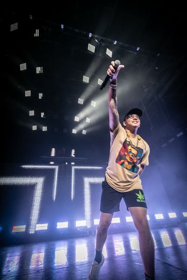 Logic Performing Pine Knob Music Theatre Editorial Stock Photo - Stock ...