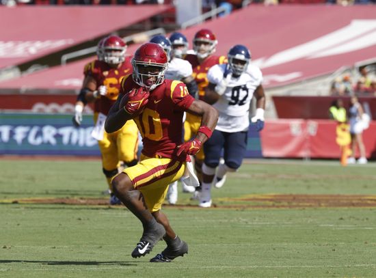 Usc Trojans Wide Receiver Kyron Hudson Editorial Stock Photo - Stock ...