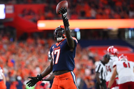 Syracuse Orange Defensive Lineman Steve Linton Editorial Stock Photo ...