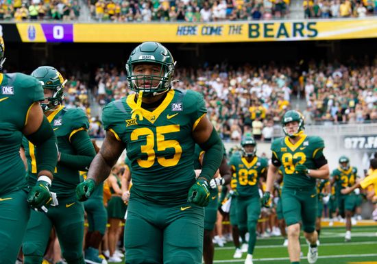 Baylor Bears Linebacker Jackie Marshall 35 Editorial Stock Photo ...