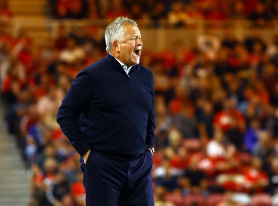 Boro Manager Chris Wilder Barks Instructions Editorial Stock Photo ...