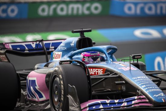 Zandvoort Fernando Alonso 14 Driving Alpine Editorial Stock Photo ...
