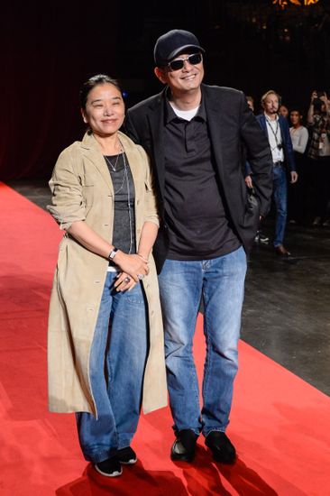 Wong Kar Wai His Wife Esther Editorial Stock Photo - Stock Image ...