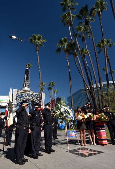 Unveiling Ceremony Lapd Hollywood Star Honring Editorial Stock Photo ...