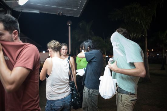 Young People Taken Kebab During Festival Editorial Stock Photo - Stock ...