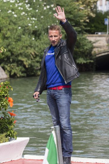 Belgian Actor Matthias Schoenaerts Arrives Excelsior Editorial Stock ...