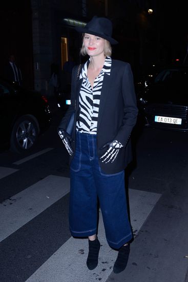 Pauline Drouas Leaving Sonia Rykiel Fashion Editorial Stock Photo ...