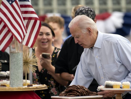 President Joe Biden Stops Cookie Table Editorial Stock Photo - Stock ...