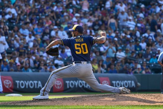 Milwaukee Pitcher Matt Bush 50 Throws Editorial Stock Photo - Stock ...