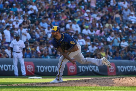 Milwaukee Pitcher Matt Bush 50 Throws Editorial Stock Photo - Stock ...