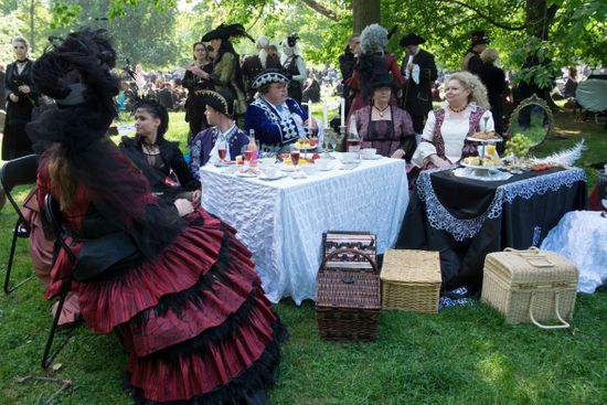 Visitors 25th Wave Gothic Meeting Traditional Editorial Stock Photo ...