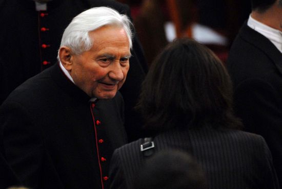 Benedict Xvis Brother Rev Georg Ratzinger Editorial Stock Photo - Stock ...