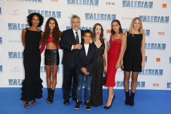 Luc Besson His Family Attending Valerian Editorial Stock Photo - Stock ...