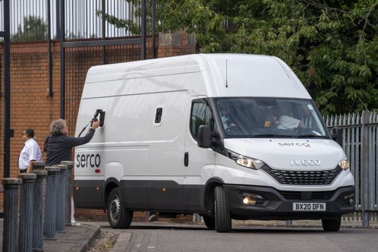 Serco Van Containing Koci Selamaj Charged Editorial Stock Photo - Stock ...