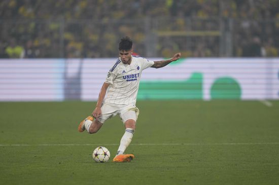Kevin Diks Fc Copenhagen Controls Ball Editorial Stock Photo - Stock ...