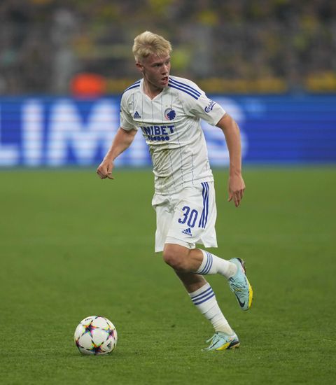 Arnar Haraldsson Fc Copenhagen Controls Ball Editorial Stock Photo ...