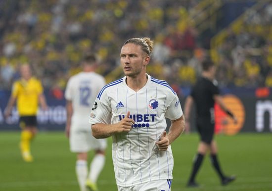 Christian Fc Copenhagen Looks On During Editorial Stock Photo - Stock ...