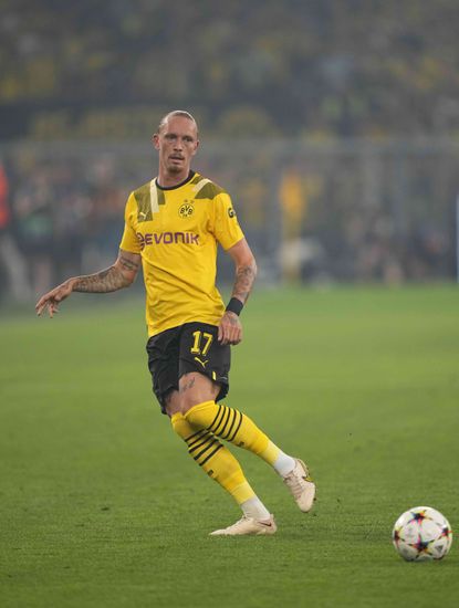 Marius Wolf Borussia Dortmund Controls Ball Editorial Stock Photo ...