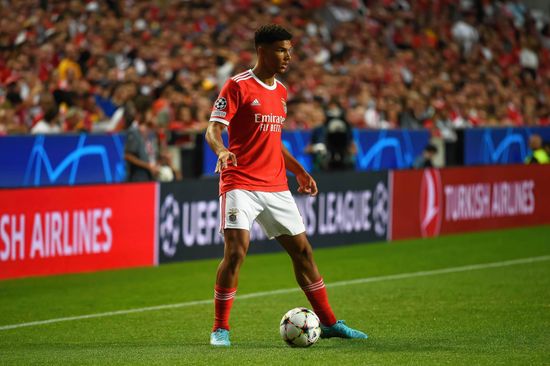 Alexander Bah Benfica Action During Uefa Editorial Stock Photo - Stock ...