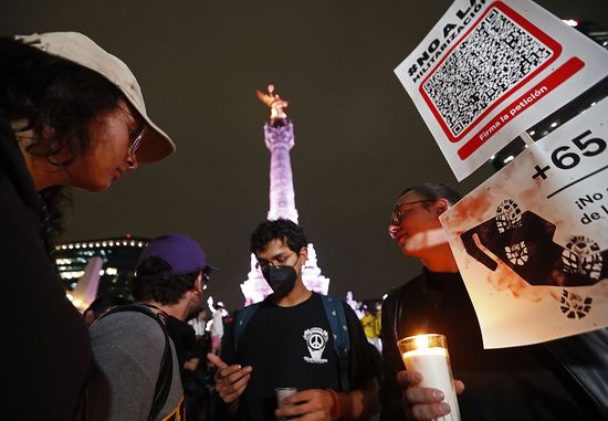 Demonstrators Take Part Candlelight Vigil Protest Editorial Stock Photo ...