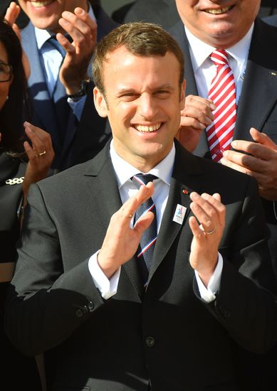 New French President Emmanuel Macron Family Editorial Stock Photo ...