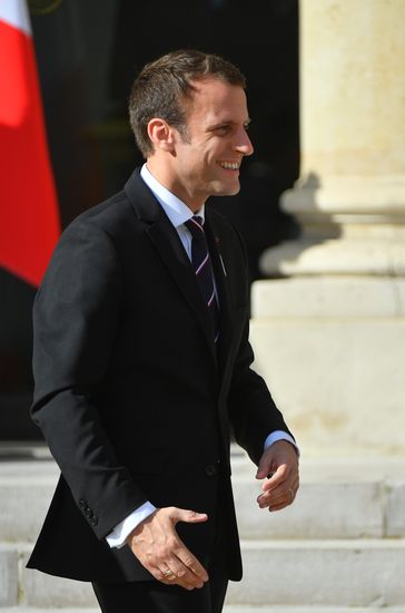 New French President Emmanuel Macron Family Editorial Stock Photo ...