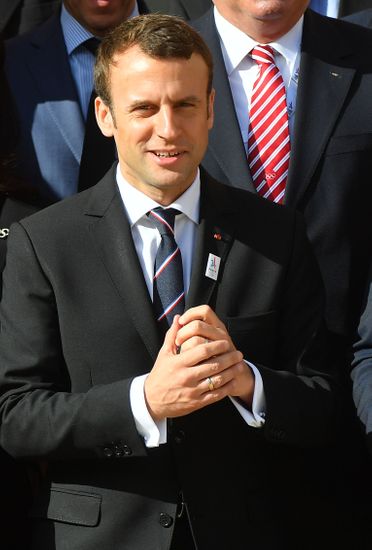 New French President Emmanuel Macron Family Editorial Stock Photo ...