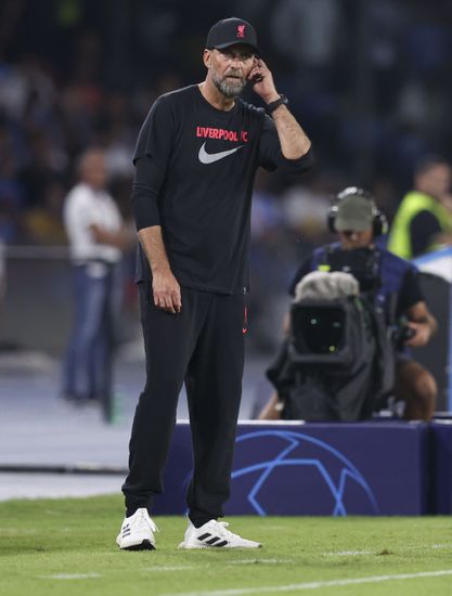 Liverpool Manager Jurgen Klopp Looks Dejected Editorial Stock Photo ...