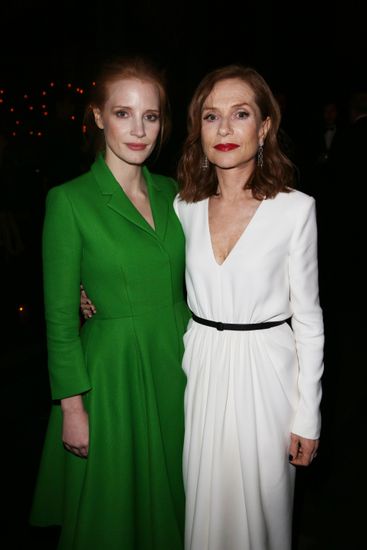 Jessica Chastain Isabelle Huppert Attends Kering Editorial Stock Photo ...