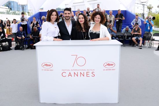 Actors Hania Amar Nadia Kaci Karim Editorial Stock Photo - Stock Image ...