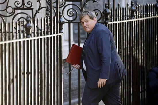 Britains Education Secretary Kit Malthouse Arrives Editorial Stock