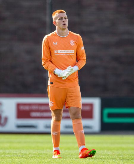 Rangers U19s Goalkeeper Jacob Pazikas Editorial Stock Photo - Stock ...