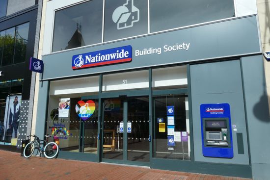 Pride Nationwide Banners Branch Reading Town Editorial Stock Photo ...