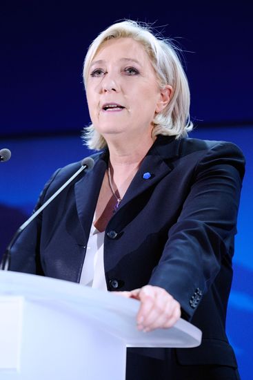 Farright National Front Leader Marine Le Editorial Stock Photo - Stock ...