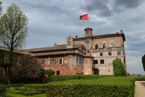 View Knights Maltas Headquarters Villa Magistrale Editorial Stock Photo ...