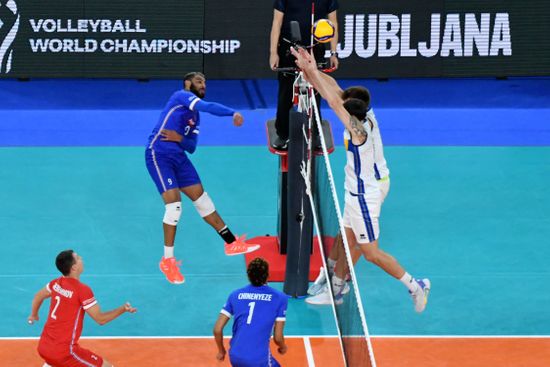 Earvin Ngapeth France During 2022 Fivb - Foto de stock de contenido ...