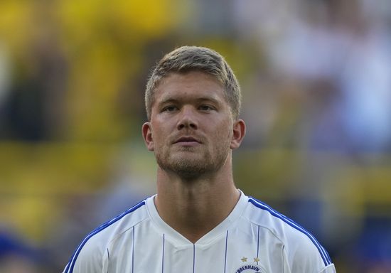 Andreas Cornelius Fc Copenhagen Looks On Editorial Stock Photo - Stock ...