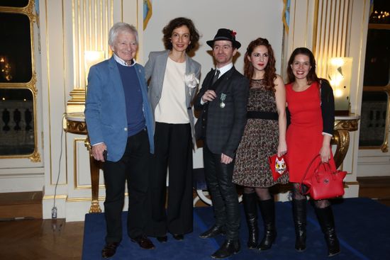 De Mathias Malzieu Audrey Azoulay Mathias Editorial Stock Photo - Stock ...