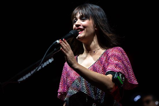 Italian Singersongwriter Carmen Consoli Performs Live Editorial Stock ...
