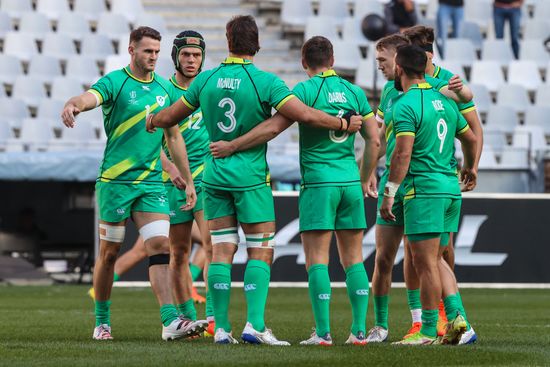 Ireland Team Huddle Before Game Editorial Stock Photo - Stock Image ...