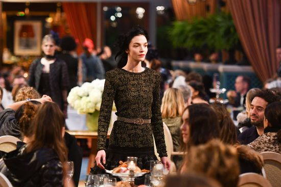 Maria Clara Boscono Walks Runwayduring Chanel Editorial Stock Photo ...