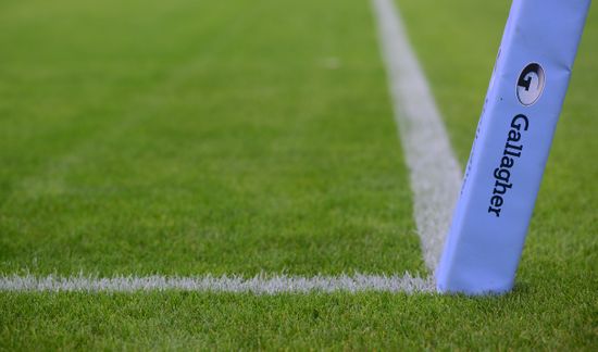 Gallagher Corner Flag During Gallagher Premiership Editorial Stock ...