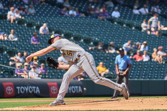 Milwaukee Pitcher Eric Lauer 52 Throws Editorial Stock Photo - Stock ...