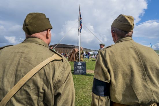 Suffolk Home Guard Reenactorsliving Historians Black Editorial Stock ...