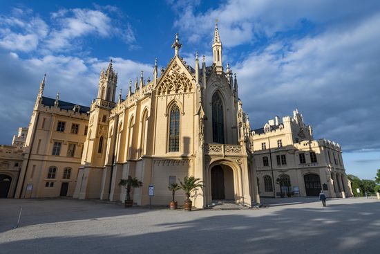 Lednice Palace Unesco Site Lednicevaltice Cultural Editorial Stock ...
