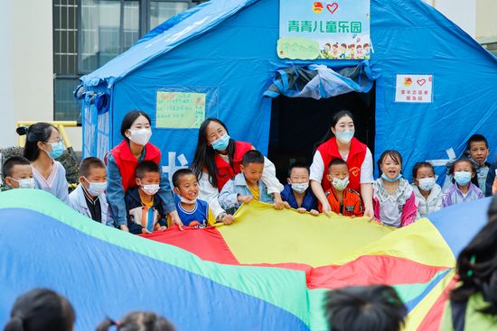 Luo Lian Volunteers Play Games Kids Editorial Stock Photo - Stock Image ...