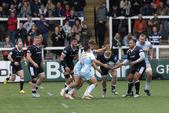 Phil Brantingham Newcastle Falcons Action Defence Editorial Stock Photo ...